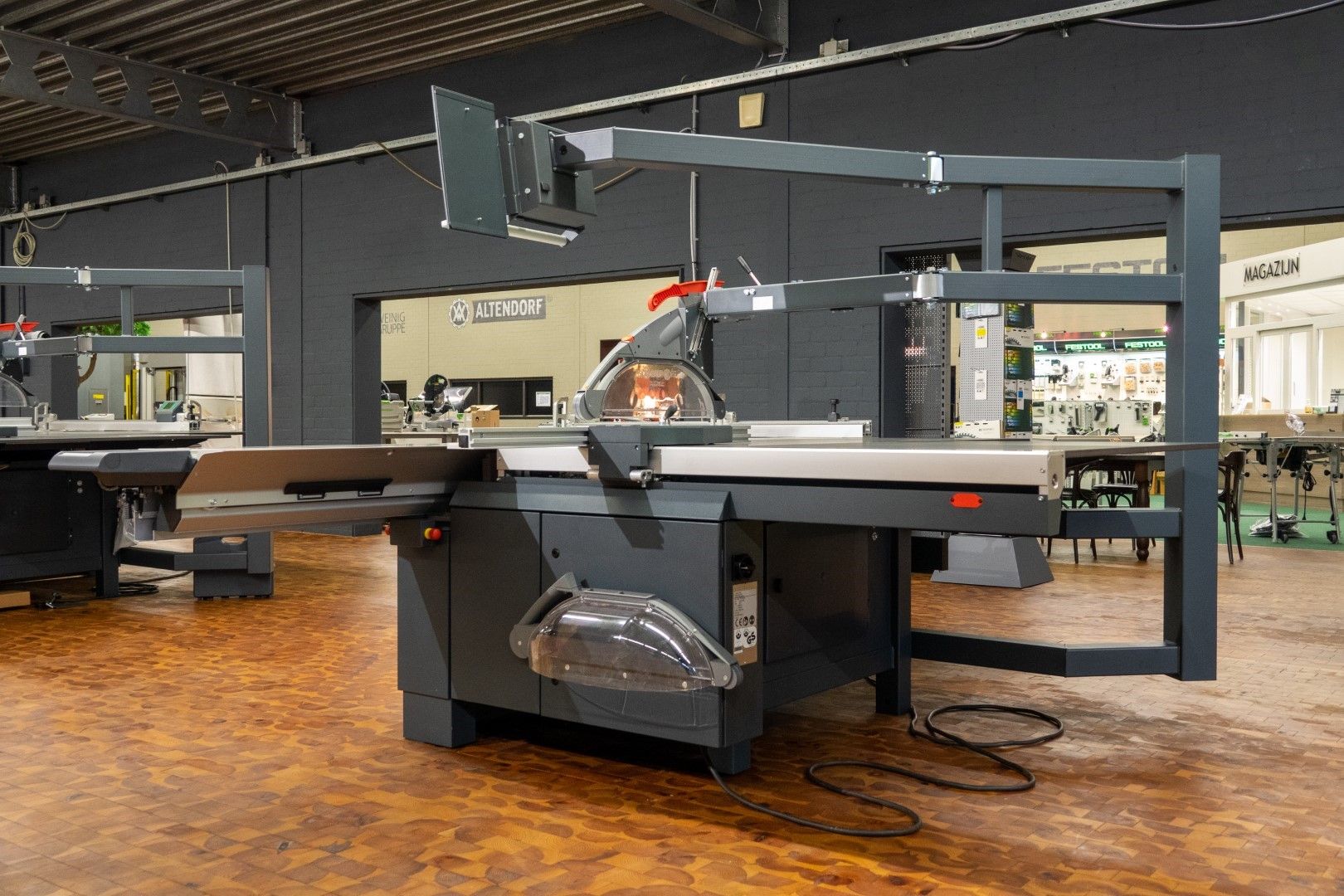 Altendorf F45 formaatzaag; ProDrive, EvoDrive & ElmoDrive